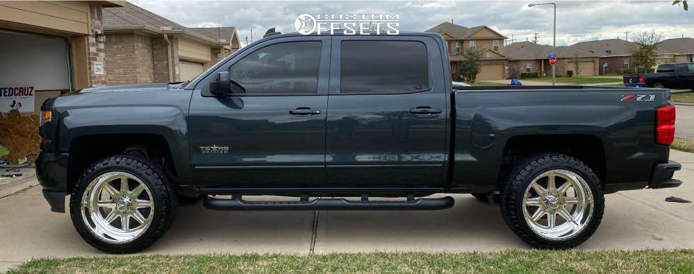2018 Chevrolet Silverado 1500 with 22x12 -40 American Force Legend Ss ...