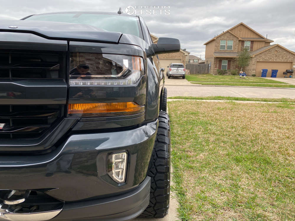 2018 Chevrolet Silverado 1500 with 22x12 -40 American Force Legend Ss ...