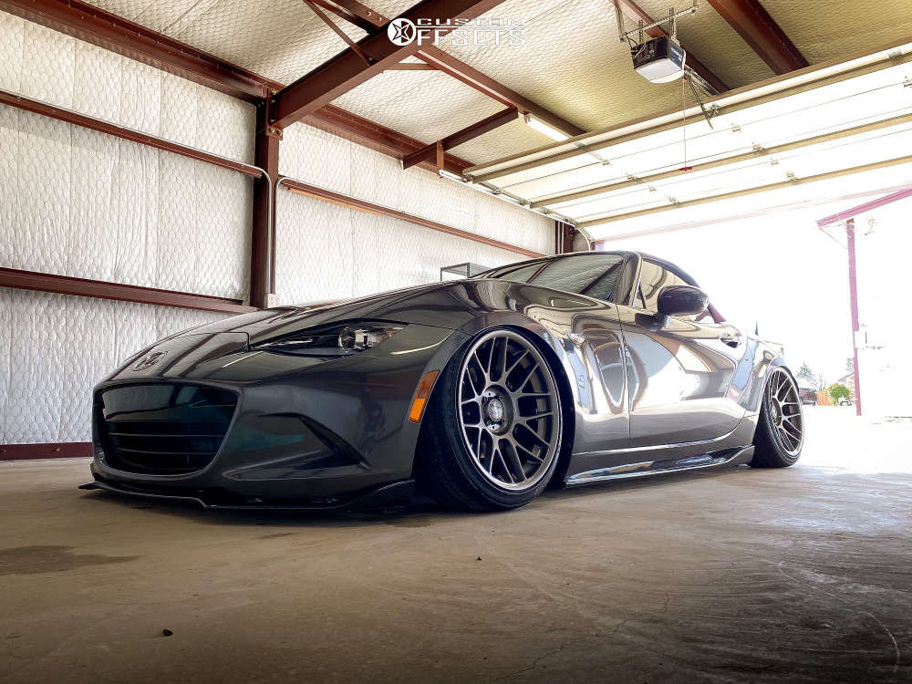 2018 Mazda MX-5 Miata with 17x8.5 20 Apex Arc-8 and 205/40R17 Nexen ...