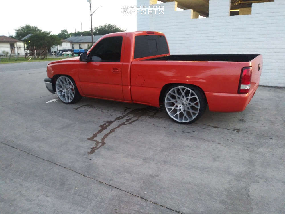 2005 Chevrolet Silverado 1500 with 24x10 24 Strada Buca and 30/30R24 ...