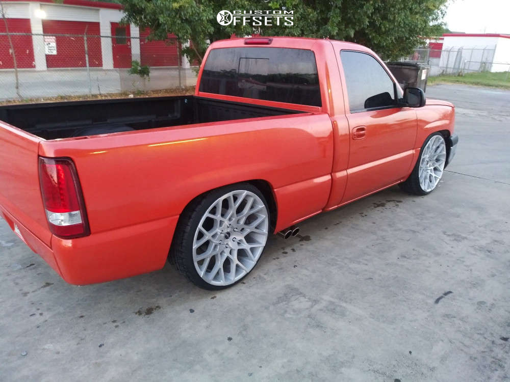 2005 Chevrolet Silverado 1500 with 24x10 24 Strada Buca and 30/30R24 Vercelli Strada IV and ...