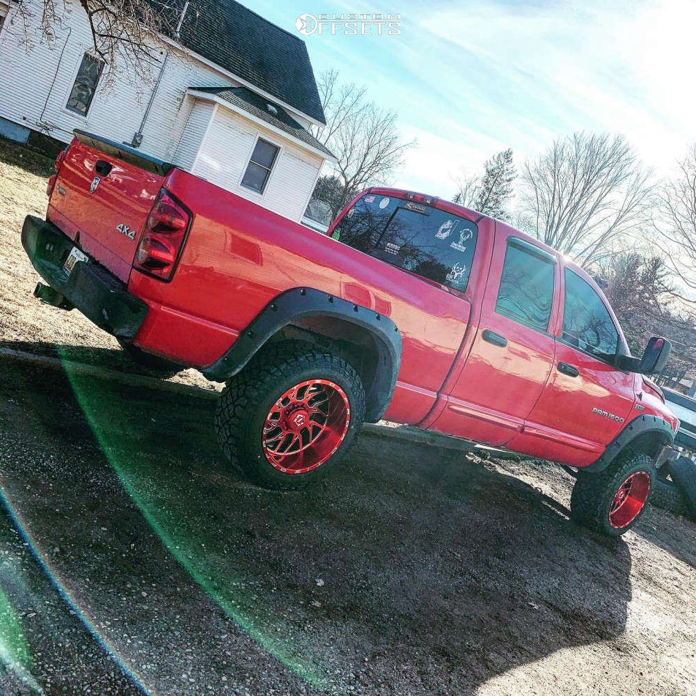2007 Dodge Ram 1500 with 20x12 -44 TIS 544RM and 33/12.5R20 Kenda ...