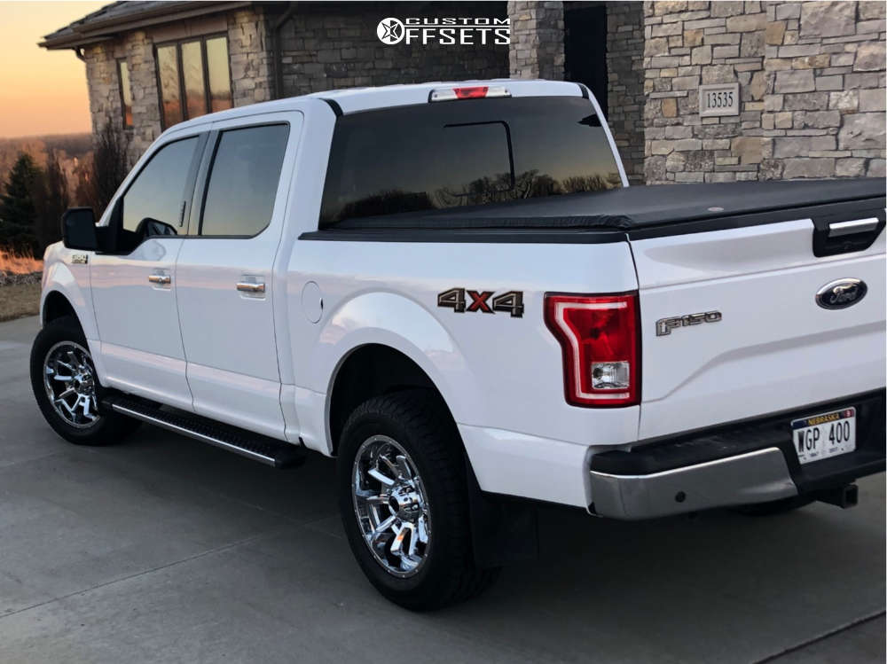 2016 Ford F-150 with 20x9 12 Vision Bomb and 275/60R20 Hankook Dynapro ...