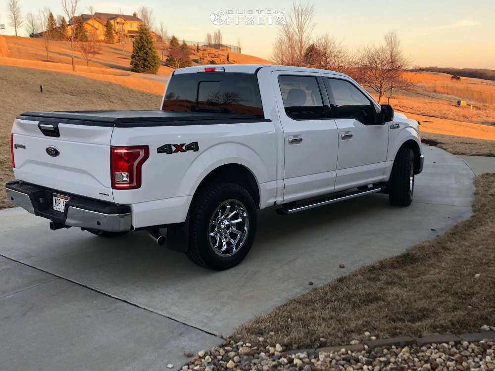 2016 Ford F-150 with 20x9 12 Vision Bomb and 275/60R20 Hankook Dynapro ...