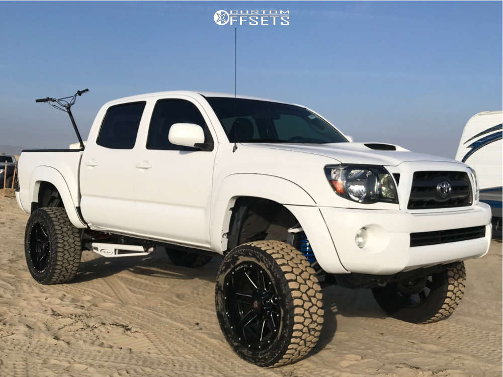 2009 Toyota Tacoma with 20x10 -19 Ballistic Rage and 285/55R20 AMP ...