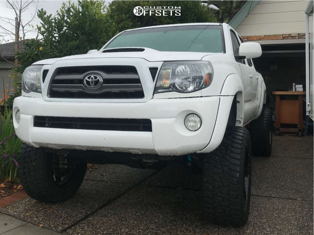 2009 Toyota Tacoma with 20x10 -19 Ballistic Rage and 285/55R20 AMP ...