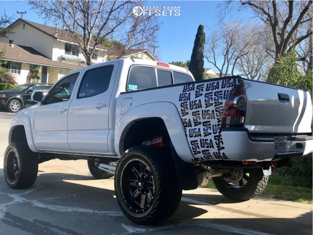 2009 Toyota Tacoma with 20x10 -19 Ballistic Rage and 285/55R20 AMP ...