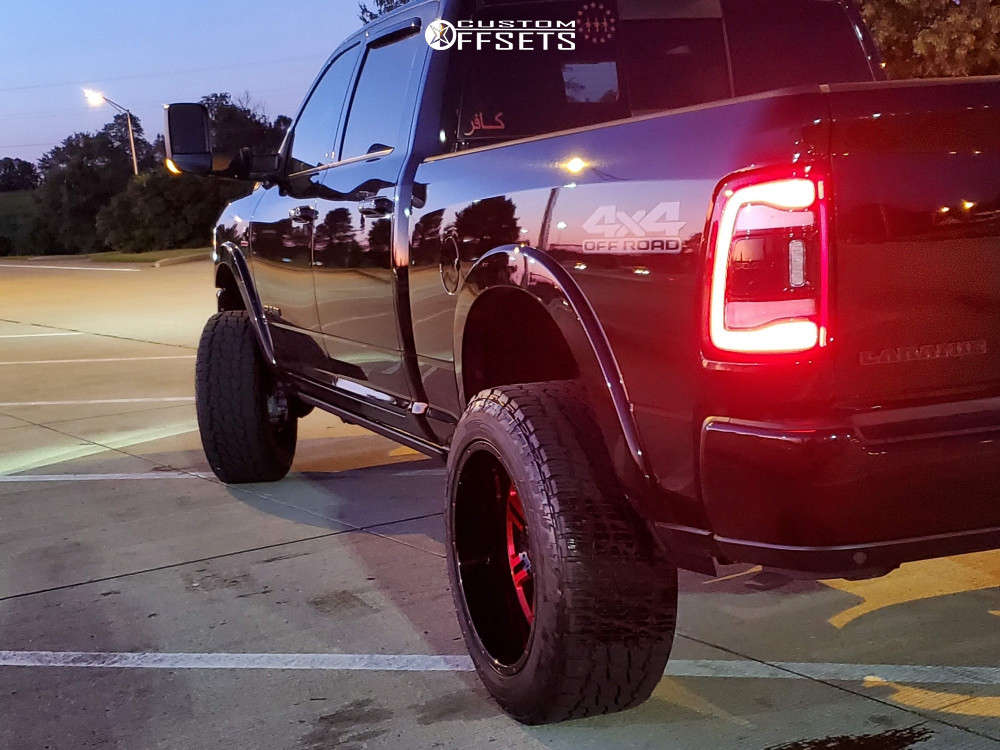 2019 Ram 2500 with 22x12 -44 American Offroad Renegade and 35/12.5R22 ...