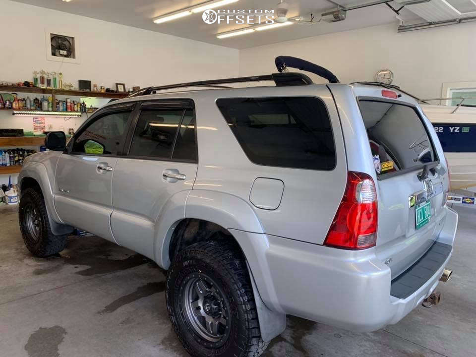 2007 Toyota 4Runner with 17x8.5 -6 Fuel Anza and 245/75R17 Falken ...