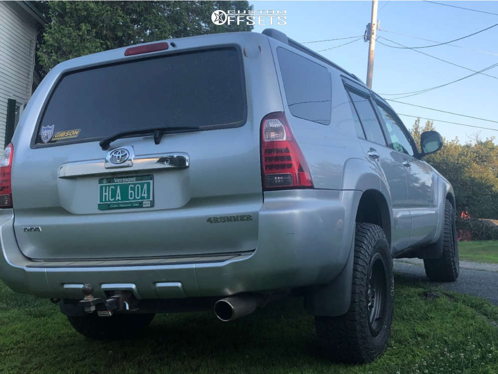 2007 Toyota 4Runner with 17x8.5 -6 Fuel Anza and 245/75R17 Falken ...