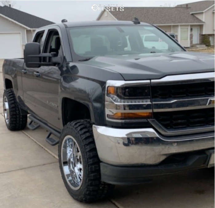 2018 Chevrolet Silverado 1500 with 20x12 -44 Anthem Off-Road Commander ...