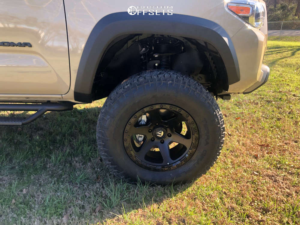 2020 Toyota Tacoma with 18x9 -12 Fuel Ripper and 35/12.5R18 Nitto Terra ...