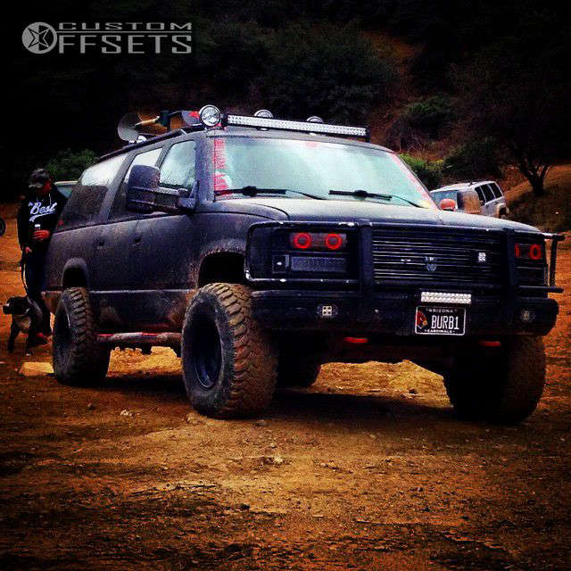 1994 Chevrolet K1500 Suburban with 15x10 -48 Pacer LT 164B and 33/12 ...
