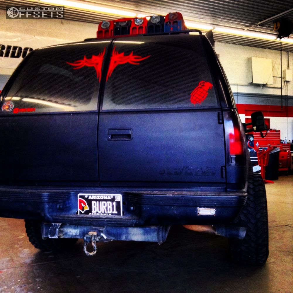 1994 Chevrolet K1500 Suburban with 15x10 -48 Pacer LT 164B and 33/12 ...