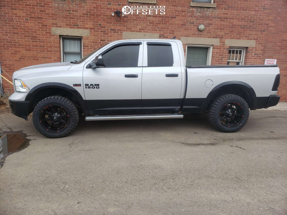 2014 Ram 1500 with 20x10 -24 Fuel Coupler and 33/12.5R20 Federal Xplora ...