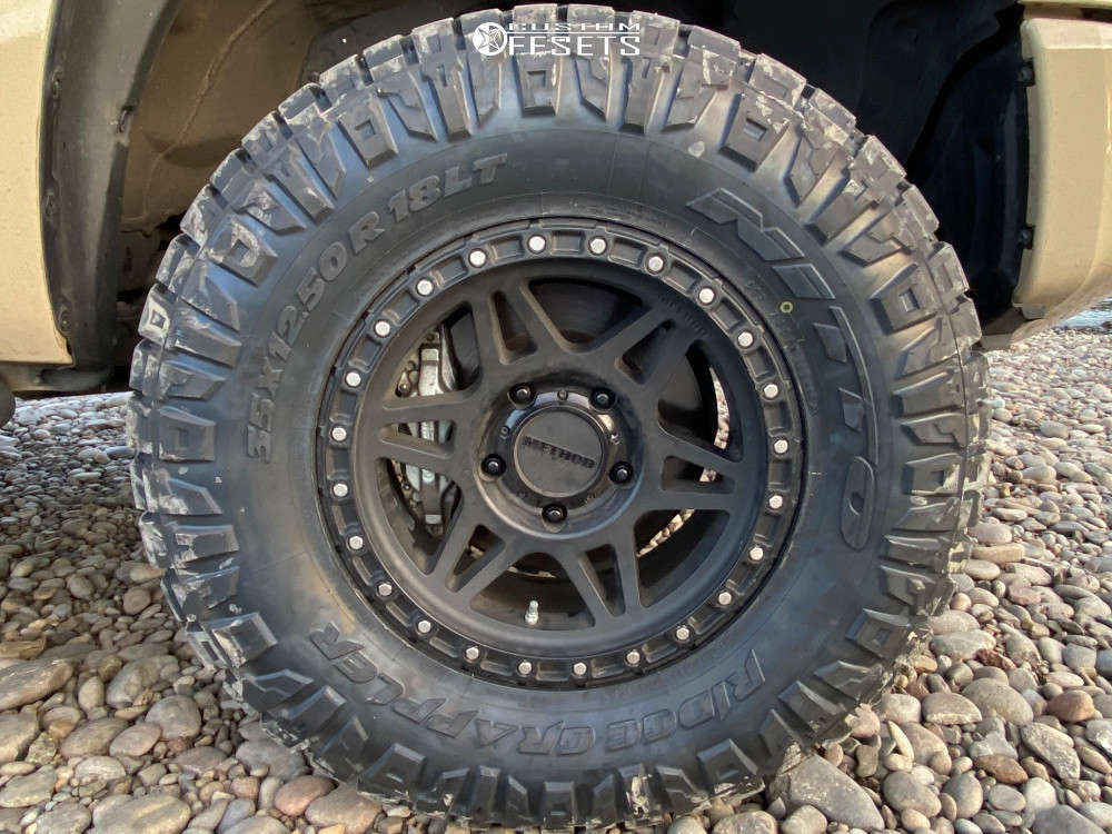 2018 Toyota Tundra with 18x9 18 Method Mr312 and 35/12.5R18 Nitto Ridge ...