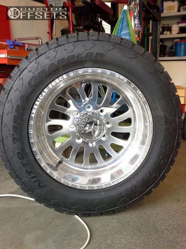 2012 Chevrolet Silverado 2500 HD with 20x10 -25 American Force Octane ...