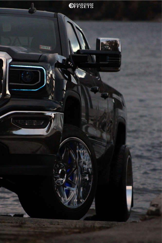 2018 GMC Sierra 1500 with 22x12 -44 Hardrock Bones Xposed and 305/40R22 ...