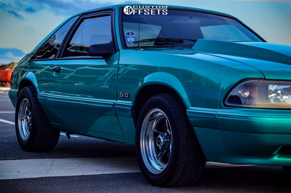 1993 Ford Mustang with 15x7 35 Weld Racing RTS 71-S and 265/35R15 ...