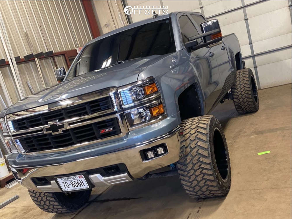 2015 Chevrolet Silverado 1500 with 22x14 -76 Fuel Forged Ff19 and 375 ...