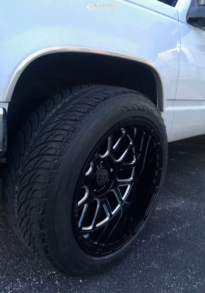 1998 Chevrolet K1500 with 22x12 -44 Black Rhino Pismo and 305/45R22 ...