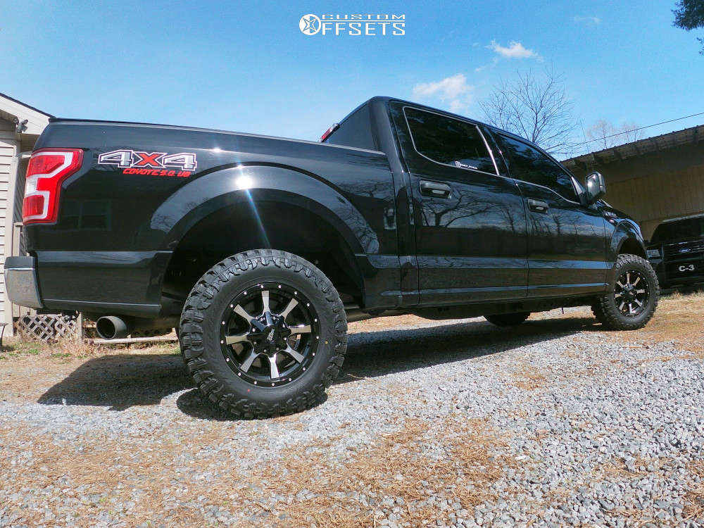2018 Ford F-150 with 17x8 0 Moto Metal Mo970 and 265/70R17 Atturo Trail ...