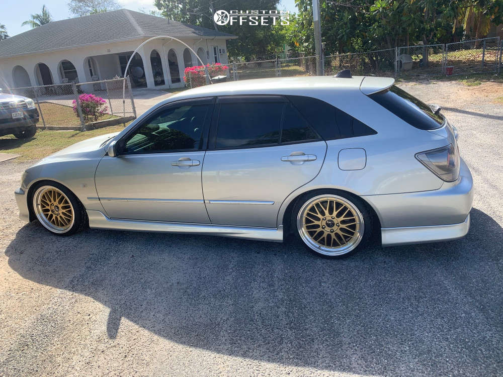 2004 Lexus IS300 with 18x8 34 JNC JNC005 and 215/35R18 Nankang NS-25 ...