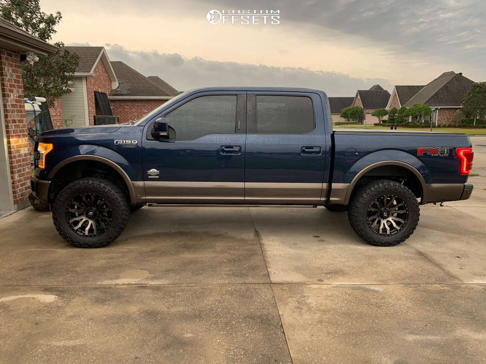 2015 Ford F-150 with 20x9 1 Fuel Blitz and 35/11.5R20 Nitto Trail ...
