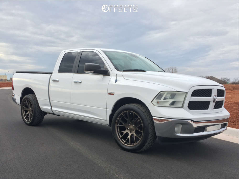 2014 Ram 1500 with 22x10 18 Wheel Replicas V1180 and 305/45R22 Nitto ...