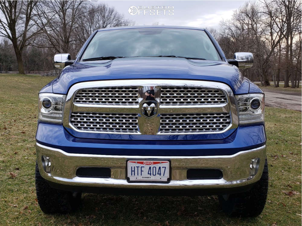 2016 Ram 1500 with 20x10 -25 Vision Sliver and 35/12.5R20 Toyo Tires ...