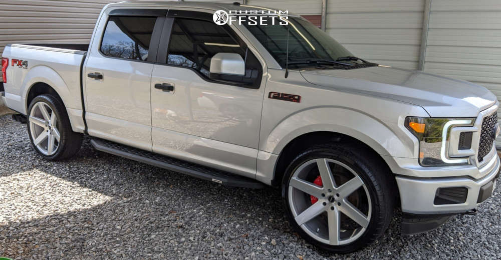 2018 Ford F-150 with 24x10 25 Strada Coda and 305/35R24 Nankang Sp-7 ...