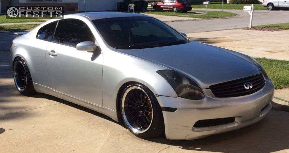 2004 INFINITI G35 with 18x10 15 Rota SVN-R and 245/40R18 Westlake SVO ...