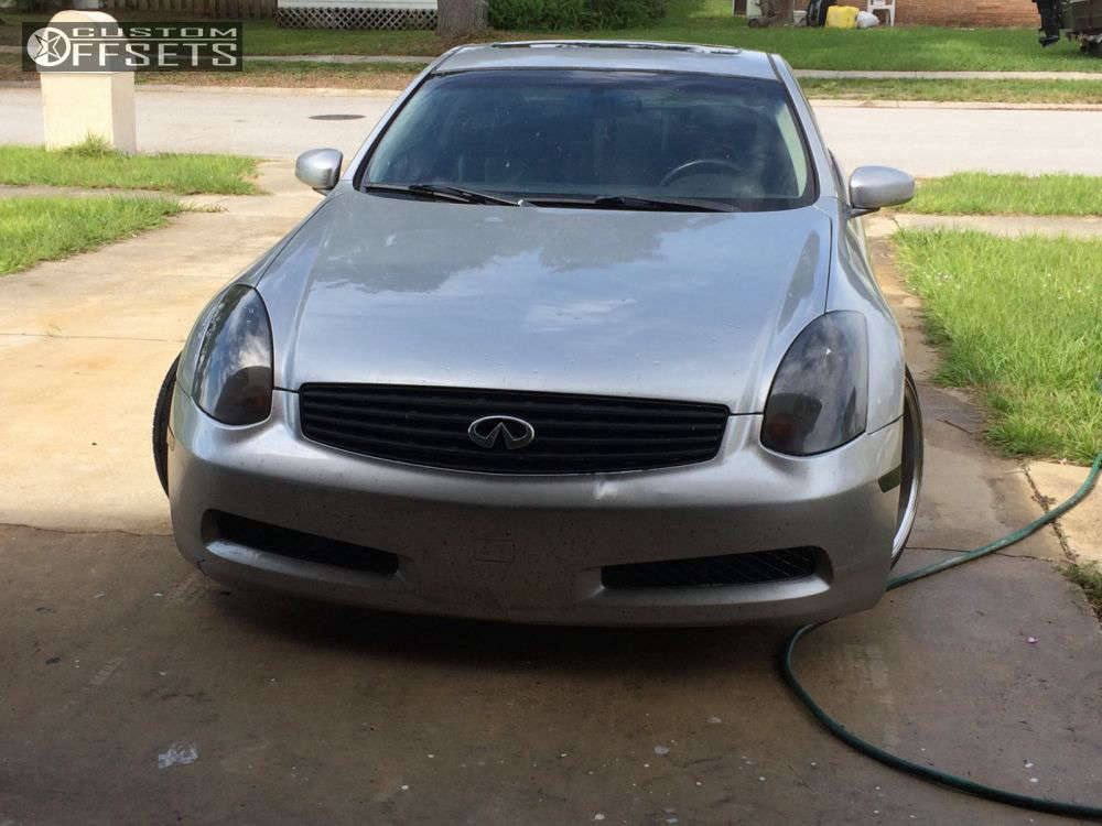 2004 INFINITI G35 with 18x10 15 Rota SVN-R and 245/40R18 Westlake SVO ...