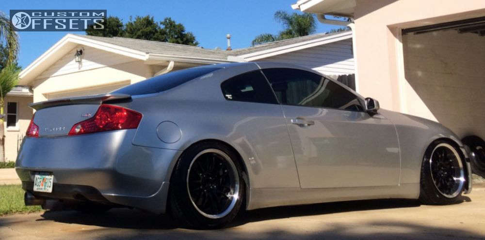 2004 INFINITI G35 with 18x10 15 Rota SVN-R and 245/40R18 Westlake SVO ...