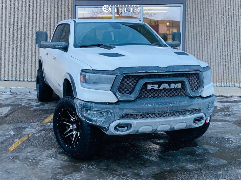 2019 Ram 1500 with 20x12 -44 XF Offroad Xf-222 and 35/12.5R20 Haida ...