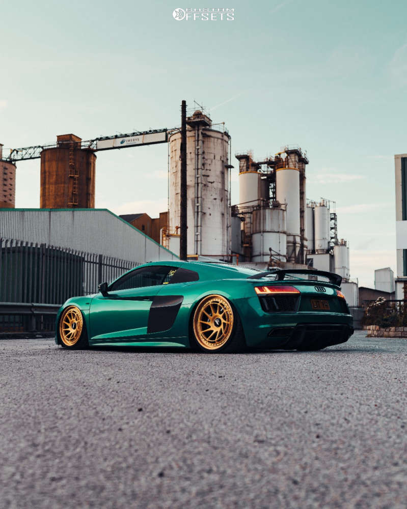 2018 Audi R8 with 20x9 27 Rotiform Yvr and 245/30R20 Michelin Pilot ...