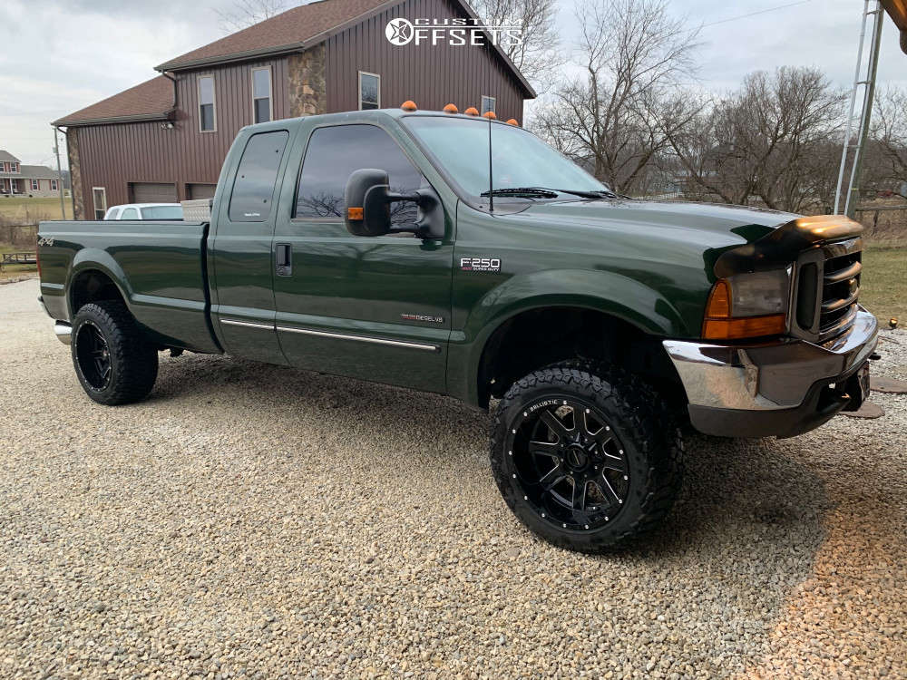 2000 Ford F-250 Super Duty with 20x12 -44 Ballistic Rage and 285/55R20 ...