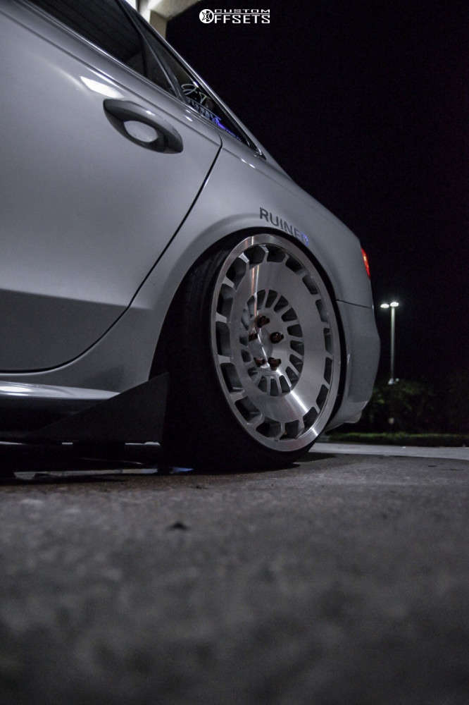 2012 Audi A4 Quattro with 19x10.5 35 Rotiform Ccv and 225/35R19 ...