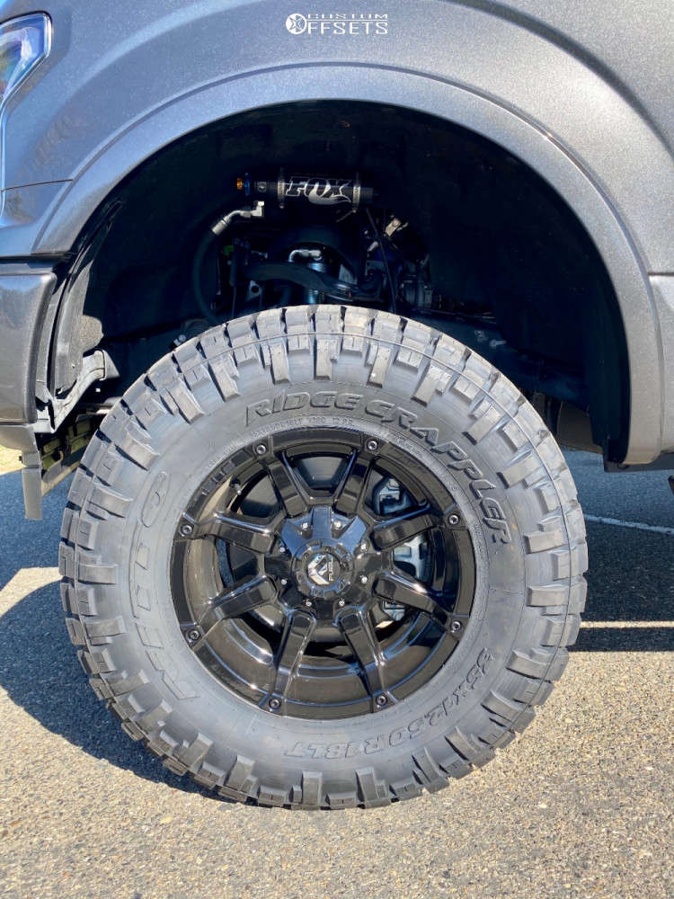 2019 Ford F-150 with 18x9 1 Fuel Coupler and 35/12.5R18 Nitto Ridge ...