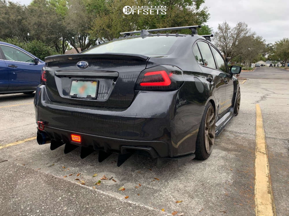 2019 Subaru WRX with 18x9.5 38 Vordoven Forme 9 and 235/40R18 Achilles ...