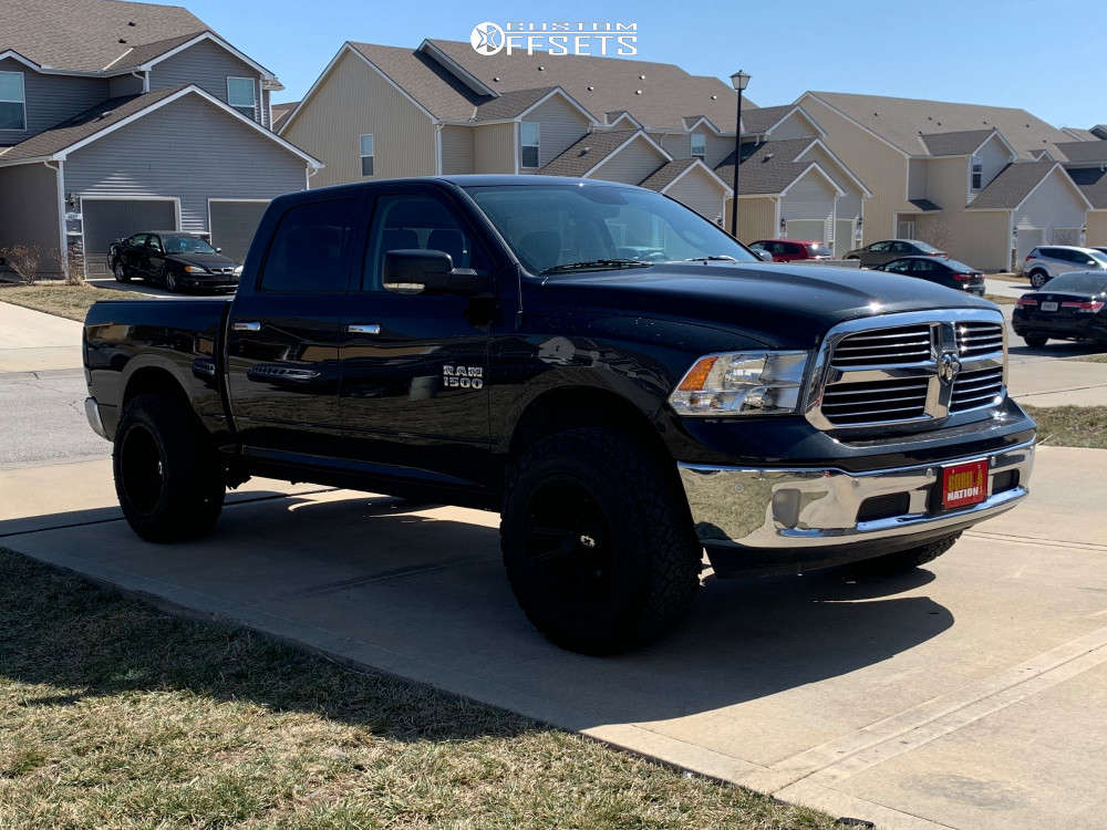 2017 Dodge Ram 1500 with 20x12 -51 Vision Rebel and 35/12.5R20 Venom ...