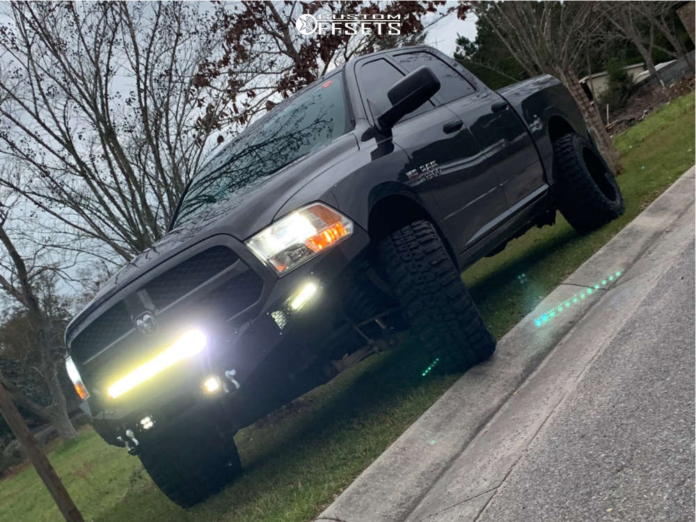 2014 Ram 1500 with 20x12 -44 Hardrock Crusher H704 and 33/12.5R20 ...