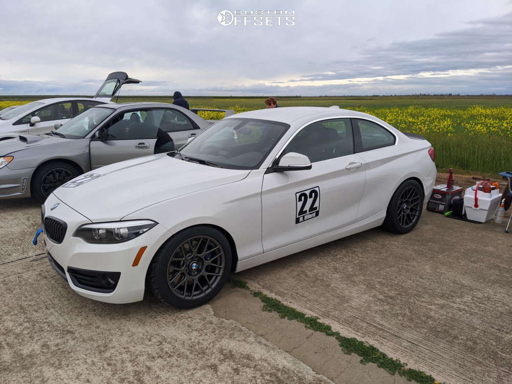 2018 BMW 230i with 17x9 42 Apex Arc-8 and 255/40R17 Bridgestone Potenza ...