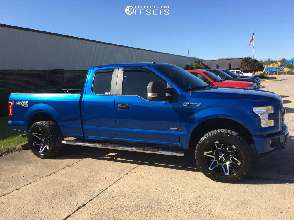 2017 Ford F-150 with 20x10 -24 Toxic Shok and 305/55R20 Nitto Terra ...