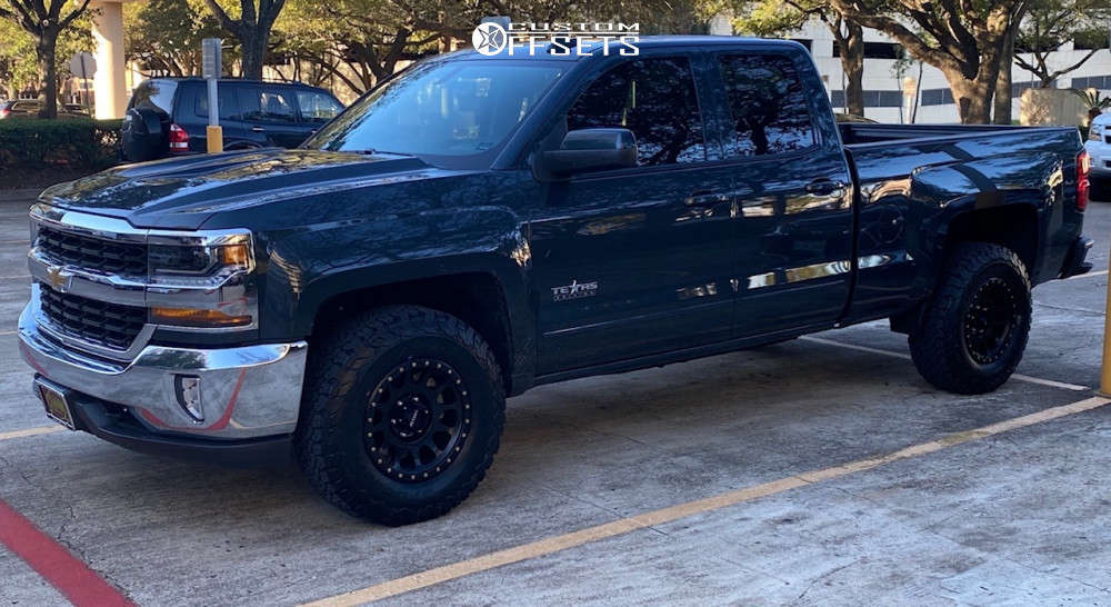 2019 Chevrolet Silverado 1500 LD with 17x8.5 0 Method Nv and 285/70R17 ...