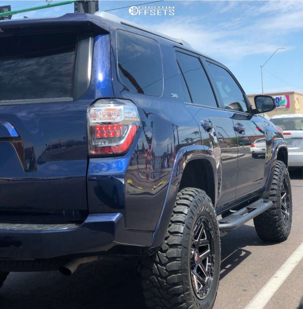 2017 Toyota 4Runner with 18x9 -12 Mamba M23 and 275/70R18 Nexen Roadian ...