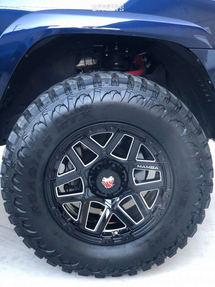 2017 Toyota 4Runner with 18x9 -12 Mamba M23 and 275/70R18 Nexen Roadian ...