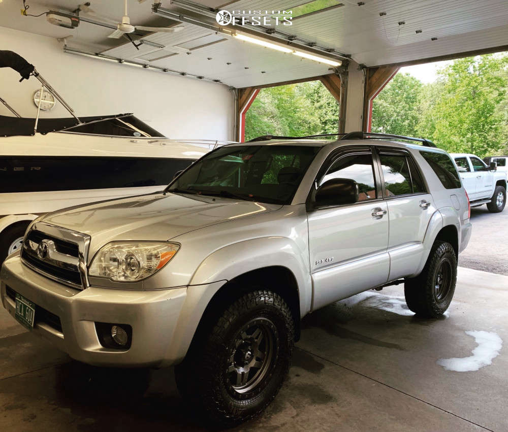 2007 Toyota 4Runner with 17x8.5 -6 Fuel Anza and 245/75R17 Falken ...