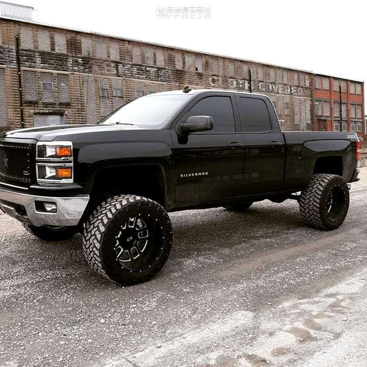 2014 Chevrolet Silverado 1500 with 22x14 -76 XD Xd828 and 375/45R22 ...