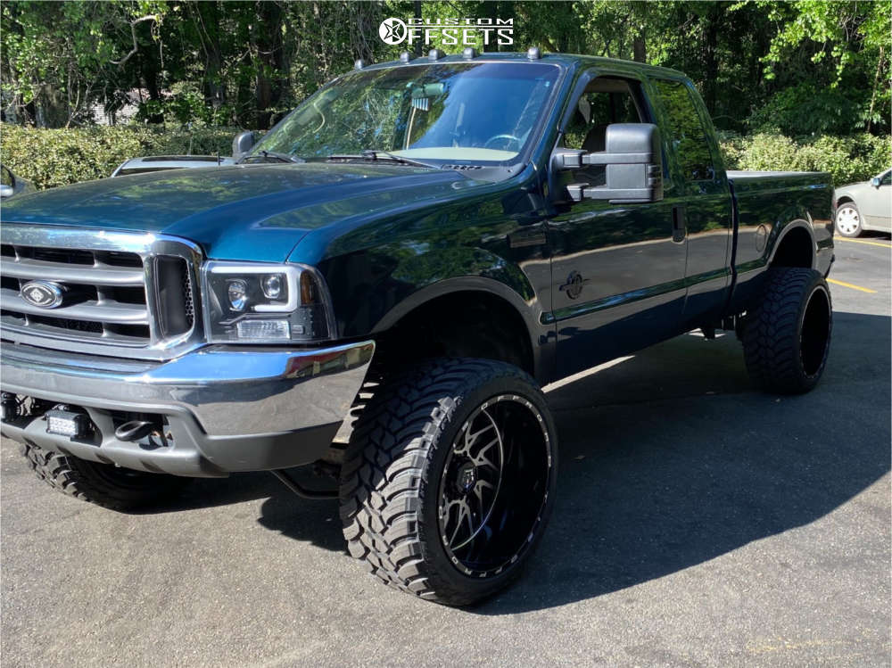 2000 Ford F-250 Super Duty with 24x14 -76 TIS 544MB and 35/13.5R24 AMP ...